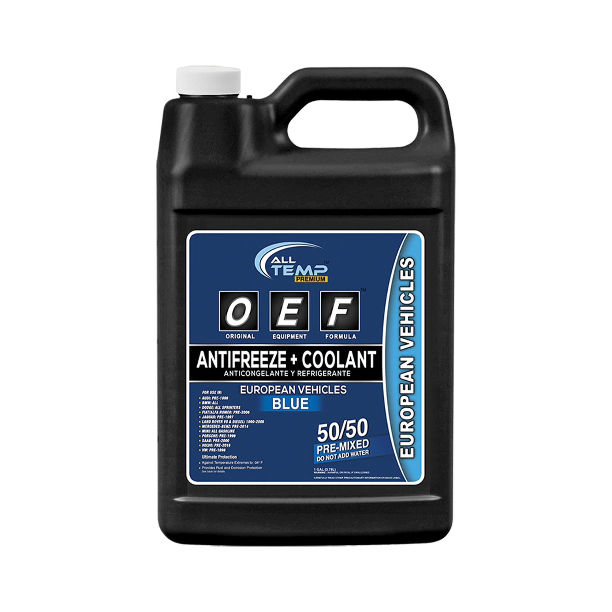All Temp - OEF European Vehicle Blue 5050 - 6/1Gal | Bulk Pallet (36 C