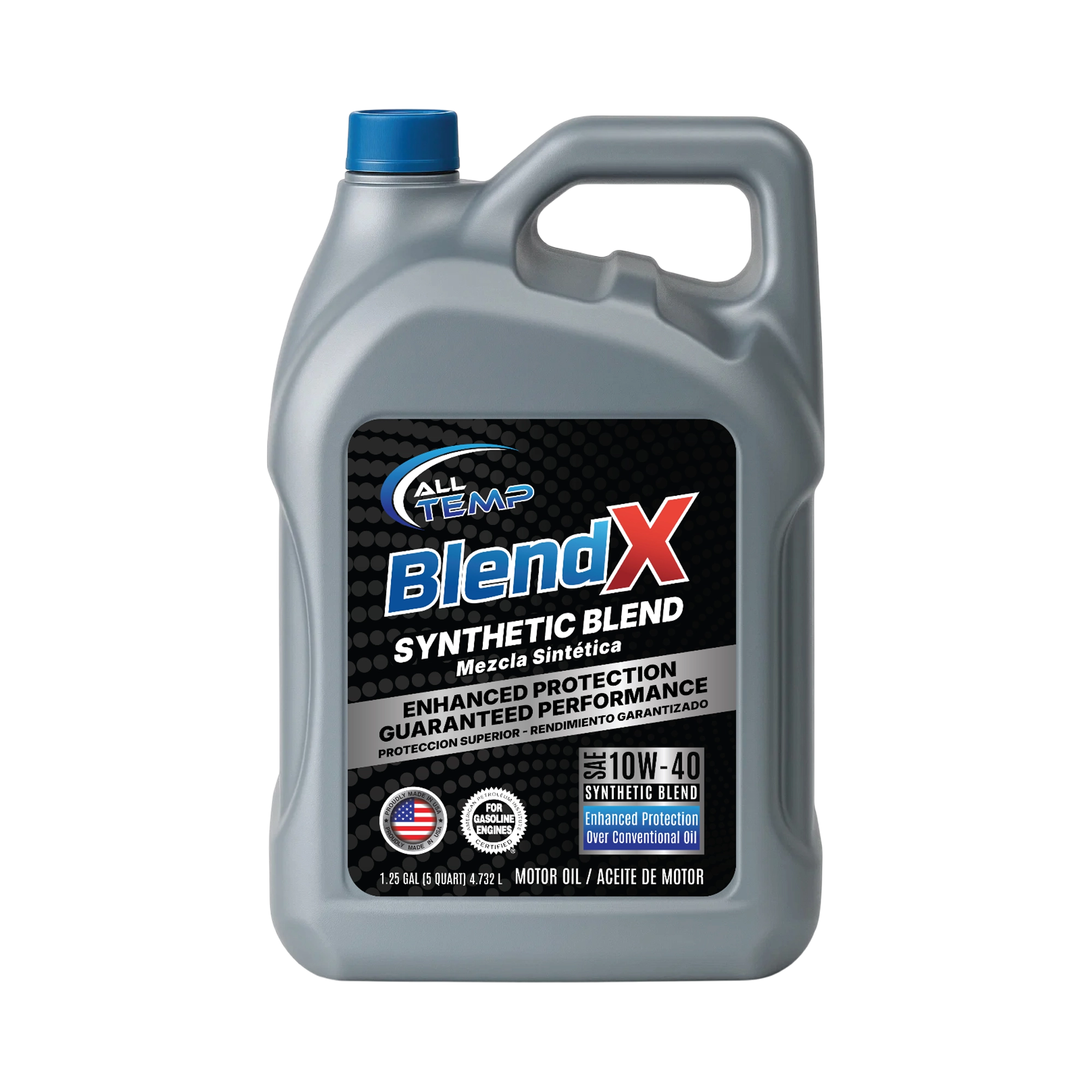 ALL TEMP - Blendx - Synthetic Blend 10W40 - 3/5qt | Bulk pallet (64 Ca
