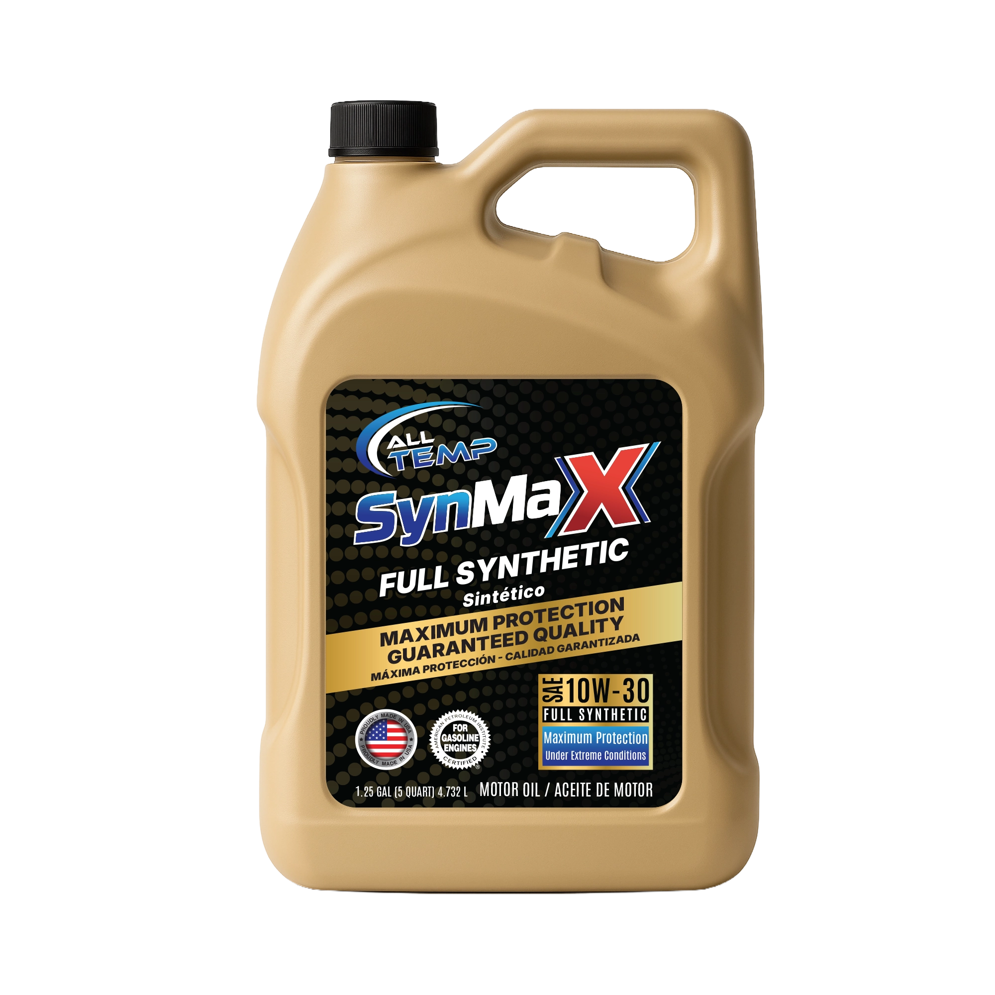 ALL TEMP - Syn Max - full synthetic 10W30 - 3/5qt | Bulk pallet (64 Ca
